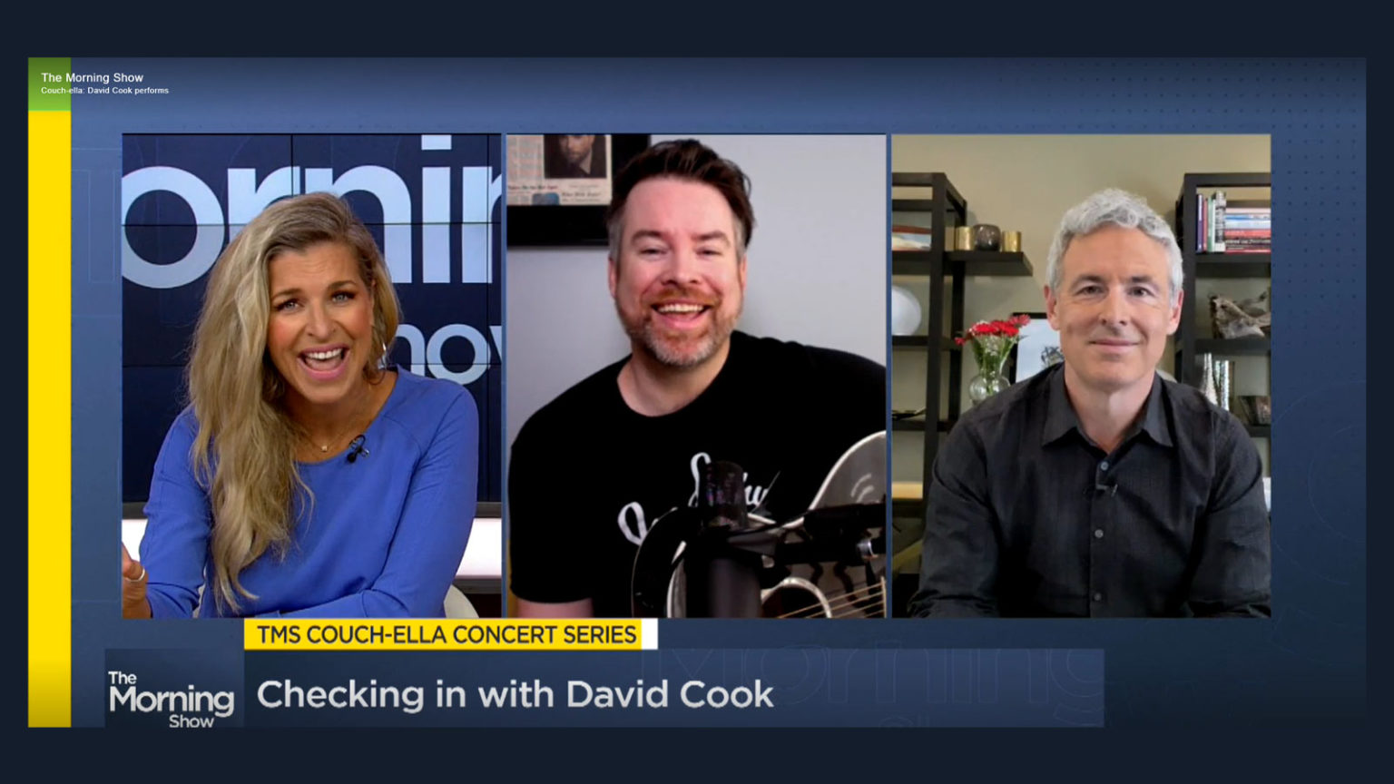 Couch-ella: David Cook performs for The Morning Show! – David Cook Official