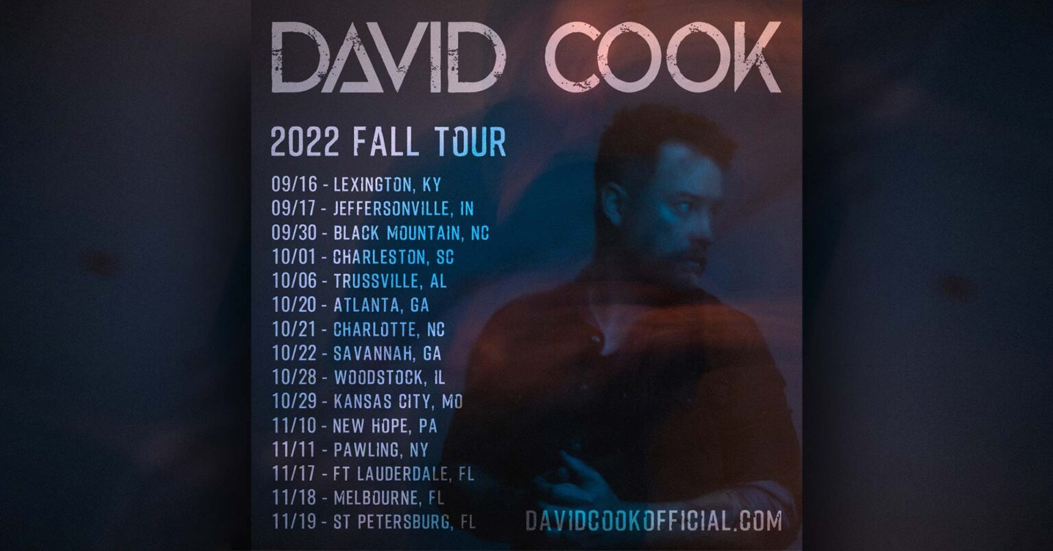 David Cook announces new fall tour dates! – David Cook Official