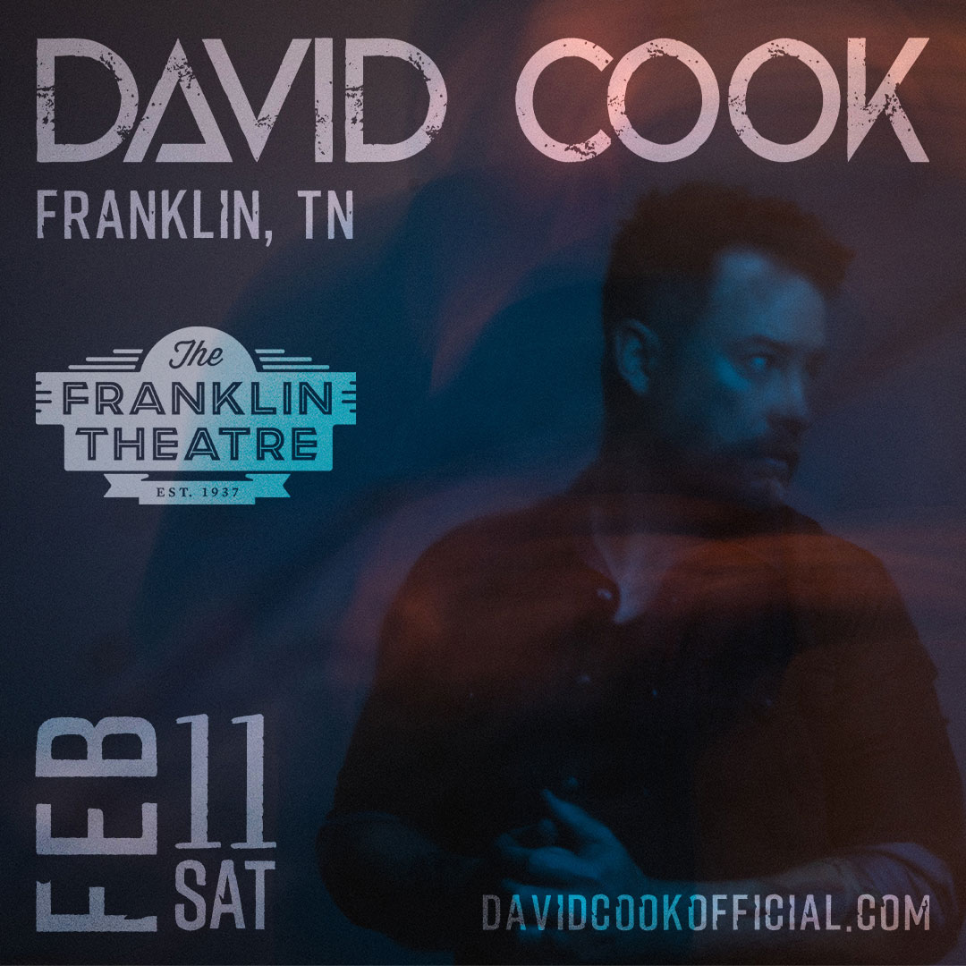 David Cook at The Franklin Theatre (11-Feb)