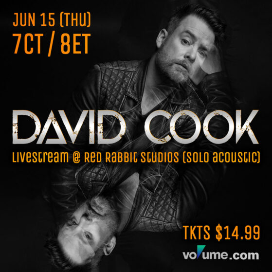 David Cook LIVE on Volume