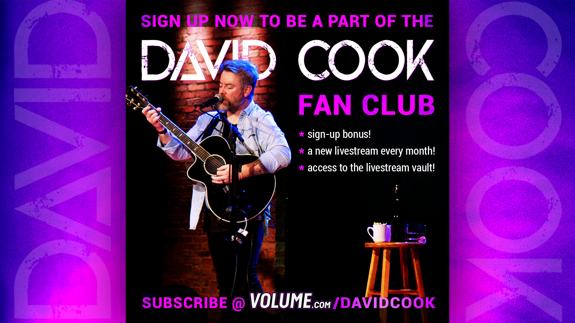The Official David Cook Fan Club has launched! – David Cook Official